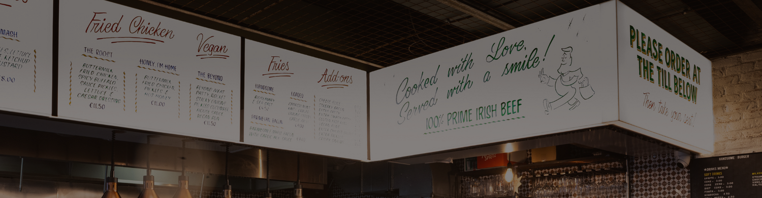 Dublin Menu – Handsome Burger